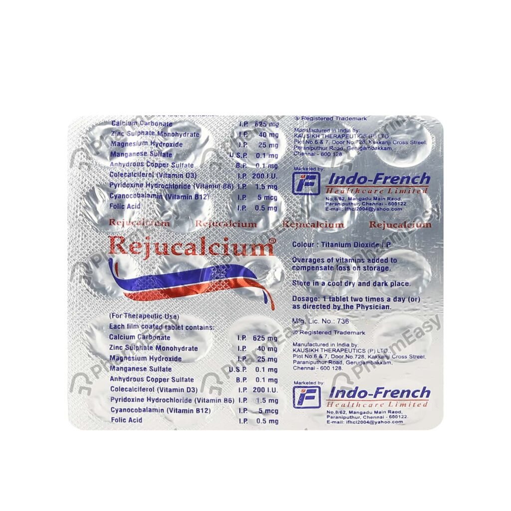 REJUCALCIUM TABLETS - Sukitha Pharmacy & Clinic (Pvt) Ltd