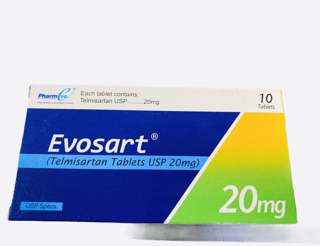 EVOSART 20 mg - Sukitha Pharmacy & Clinic (Pvt) Ltd